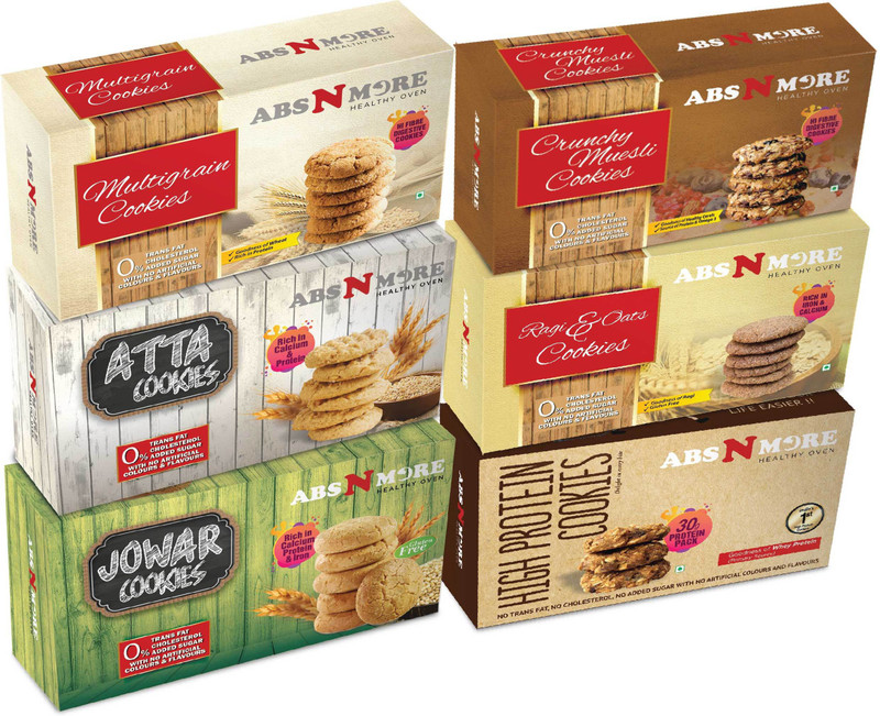 ABS N MORE COMBO COOKIES PACK(1200 g, Pack of 6) - NoveltyCart