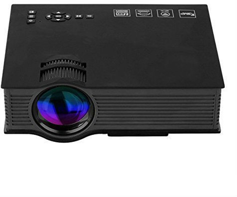 Buy Shrih Portable LCD LED Multimedia Home Theater Projector 1080P with ...