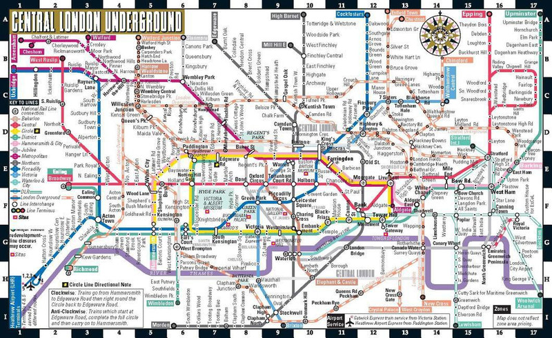 Buy Streetwise London Underground - Laminated of the London Underground ...