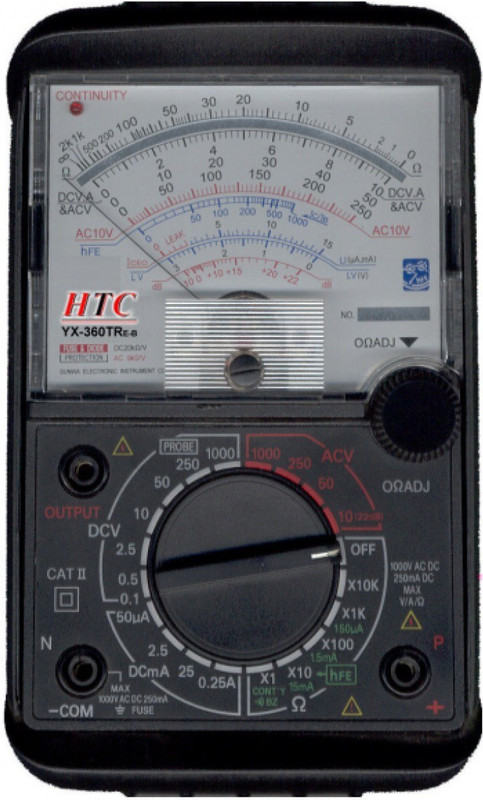 Buy Amicikart Instrument Yx-360 Tre-B Analog Multimeter with Mirror ...