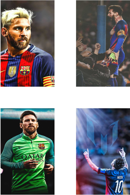 Leo Messi Poster Set Of Four Posters Leo Messi Poster | Desertcart ...
