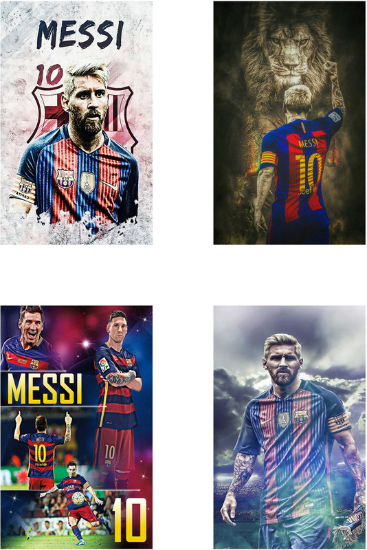 Leo Messi Poster Set Of Four Posters Leo Messi Poster | Desertcart INDIA