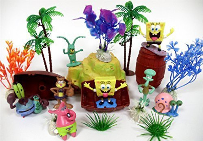 Buy Playset Spongebob Squarepants 18 Piece Play Set Featuring RANDOM ...