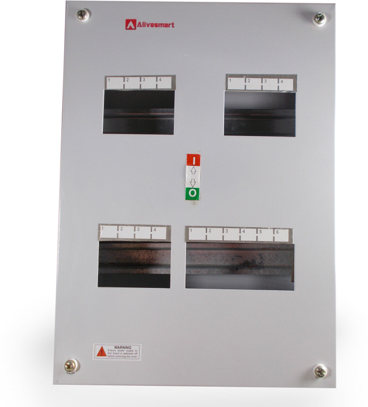 Buy ALIVESMART Single Door 4 Way MCB BOX 3 Phase Distribution Board ...