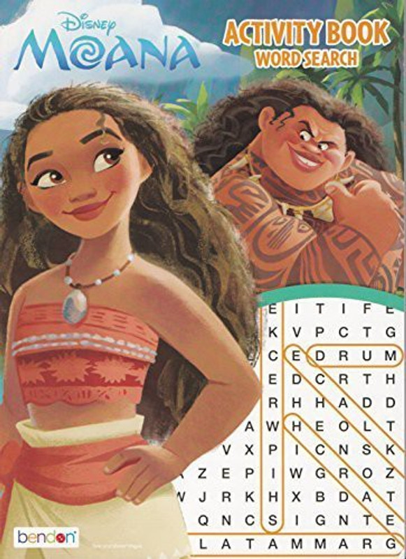 Bendon Disney Moana Activity Book Word Search | Desertcart UAE