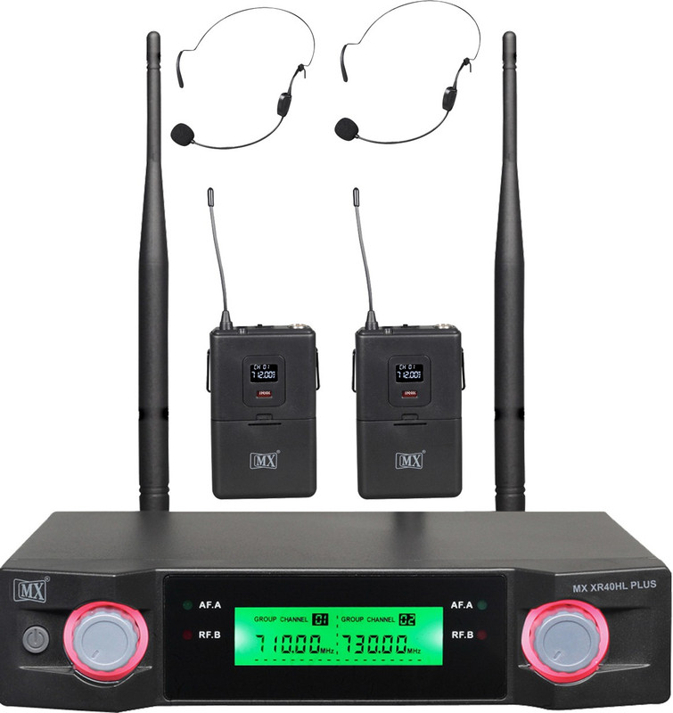 Buy MX Professional UHF Series Wireless / Cordless Microphones XR-40 ...