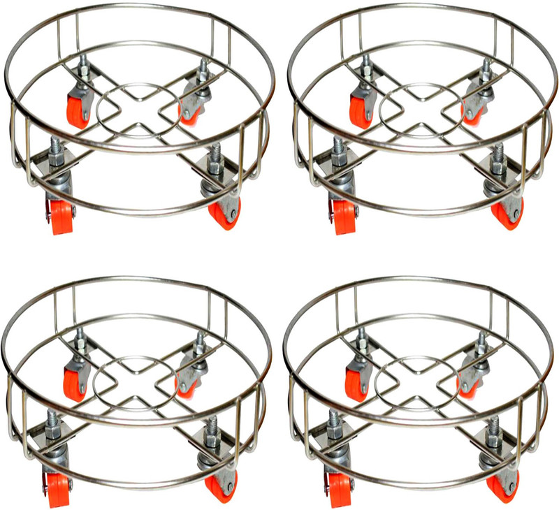 Buy ZENVEXYO Slandered LPG Cylinder Trolley with Wheels | Cylinder ...