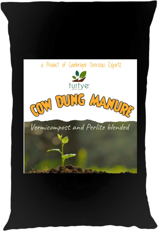 Buy Turtye Enriched Cow Dung Manure - Vermicompost and Perlite Blended ...