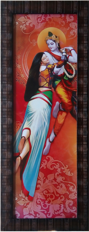 Buy Art Collection Lord Krishna Radha Krishna Painting with Frame Radha Krishna Wall Painting ...