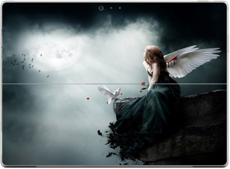 angle with a broken wing