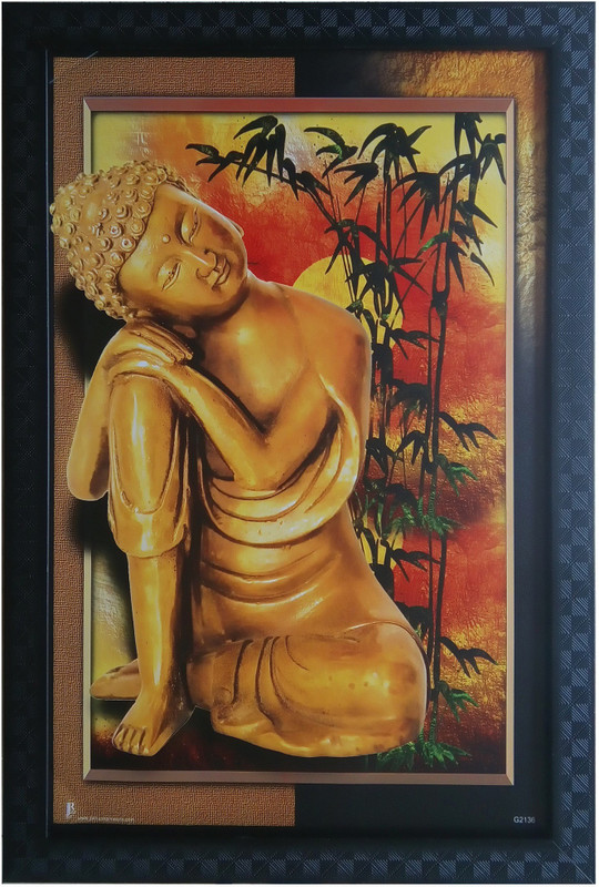 Art Collection Lord Buddha Paintings With Frame Buddha Photo Frame ...