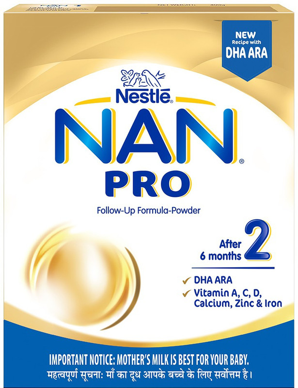 Buy Nestle Nan Pro 2 Follow-up Formula Powder Stage 2(400 g, 6+ Months ...