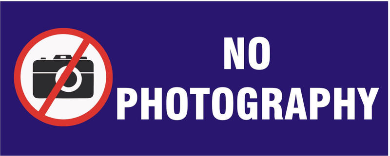Buy signEver No Photography Sign Board For Meeting Room Prayer Room ...