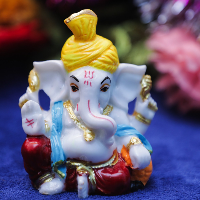 Buy INFI ARTS Marble Lord Ganesha Idol Decorative Showpiece Ganpati God ...