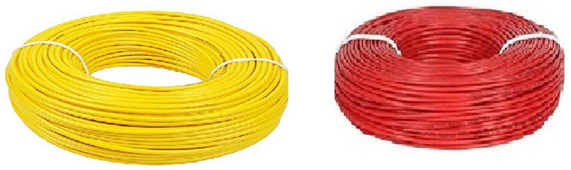 Buy D'mak Fiber-Cab PVC Insulated Wire 1.0 SQ/MM Single Core Flexible ...