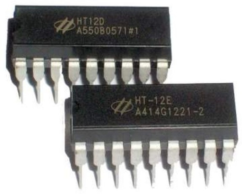 Buy PrimeRobotics HT12E and HT12D Pair - Encoder & Decoder IC for RF ...