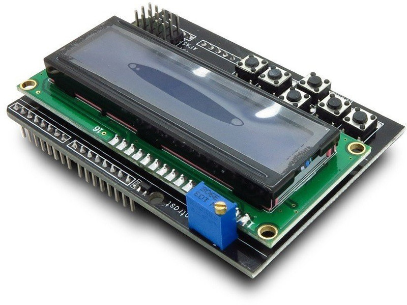 Buy Arduino 1602 Lcd Board Keypad Shield Micro Controller Board Electronic Hobby Kit Online At 