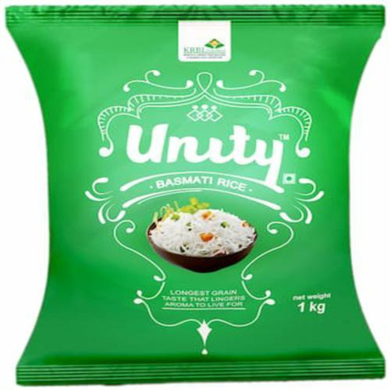 Unity Basmati Rice Long Grain 1 Kg Pouch Basmati Rice | Desertcart INDIA