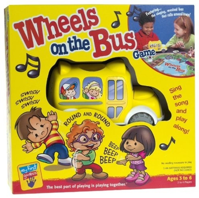 Buy Milton Bradley Wheels on The Bus Board Game Board Game Online at ...