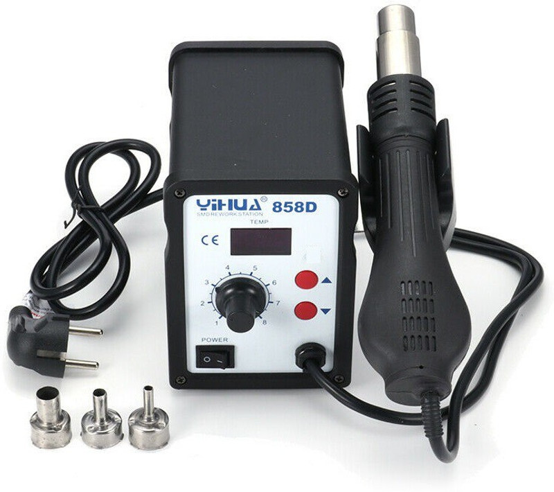 Buy Techtest 858D 220v Soldering Smd Rework Station Soldering Heating ...