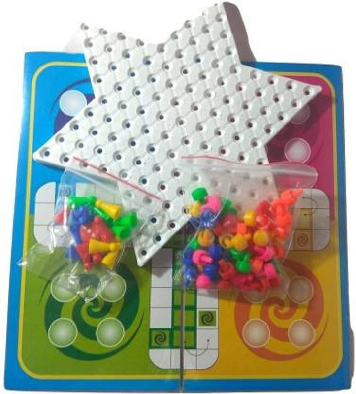 Buy Easy Way Chinese Checkers Ludo and Snake Ladder for kids Board Game ...