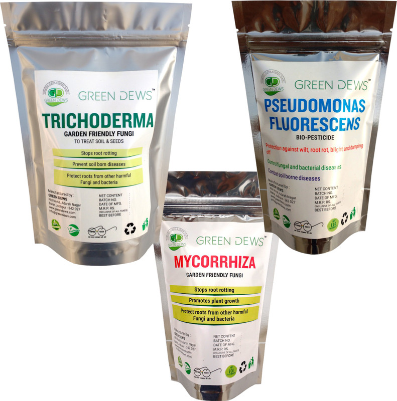 Buy Green Dews TRICHODERMA MYCORRHIZA GDCOM000A1 Soil Manure(300 g ...