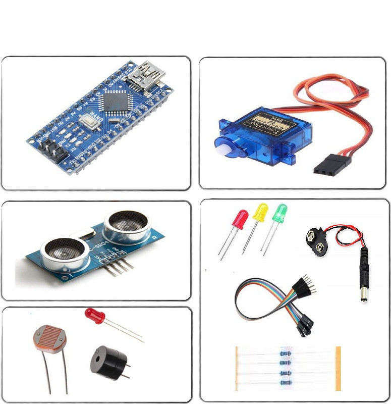 Buy OLatus Arduino Nano V3.0 Kit with SG90 Servo Motor and Ultrasonic HC-SR04 Educational ...