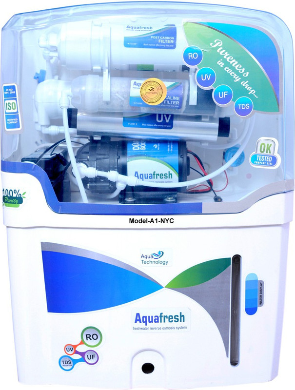 Aqua Fresh Model-A1-NYC 15 L RO + UV + UF Water Purifier(Green ...