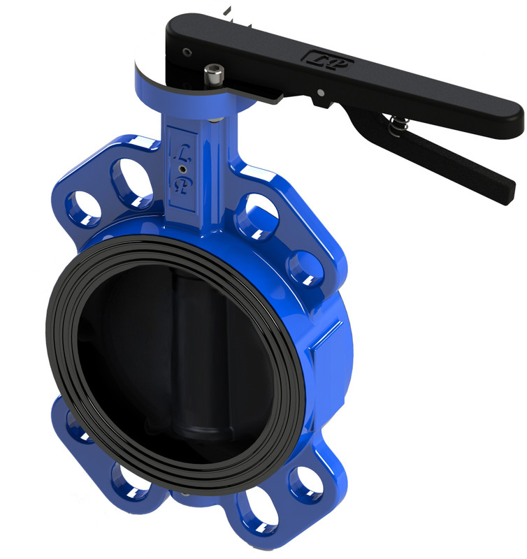 Buy LP CAST IRON BUTTERFLY VALVE EXPORT MODEL LEVER OPERATED WITH SGI ...