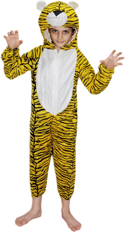 Buy Kaku Fancy Dresses Tiger Wild National Animal Costume For Republic ...