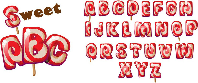 Sweet Alphabets Poster For Kids Alphabest Posters Number Posters Kids ...