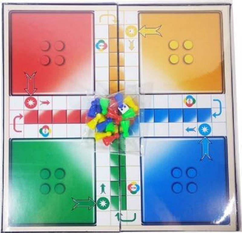 Buy PACINOS Ludo and Snake and Ladder Game Birthday Gift and Play Board ...