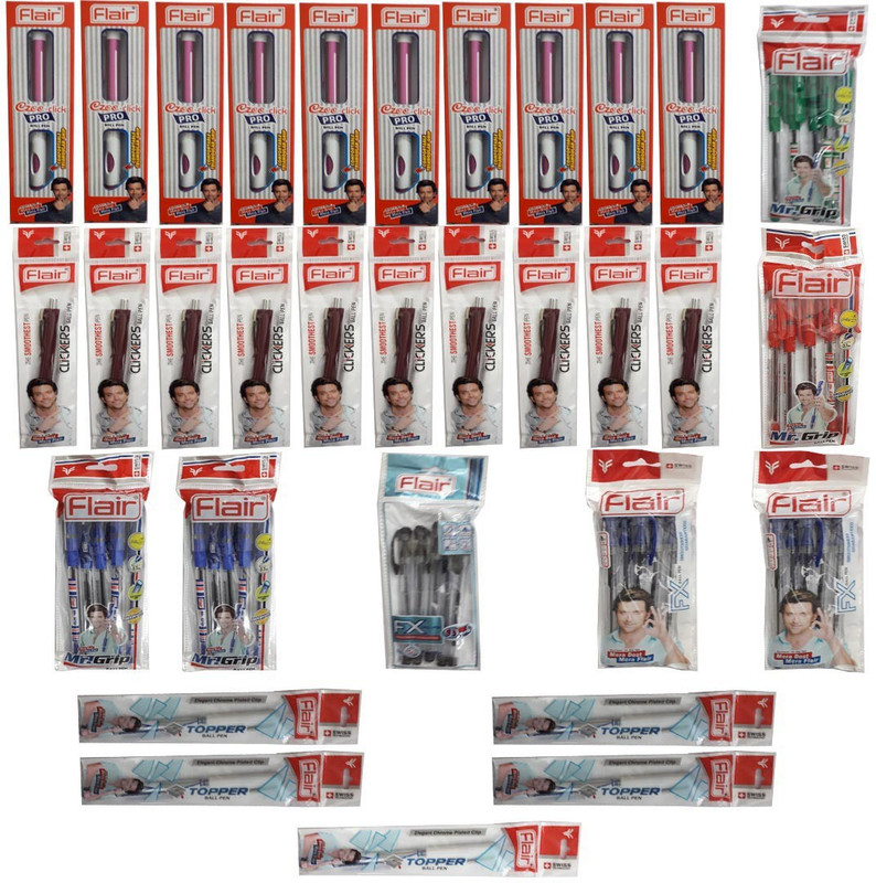 Buy FLAIR EACH COMBO PACK CONTAINS 10 FLAIR CLICKERS BALL PEN 10 FLAIR buy-flair-each-combo-pack-contains-10-flair-clickers-ball-pen-10-flair