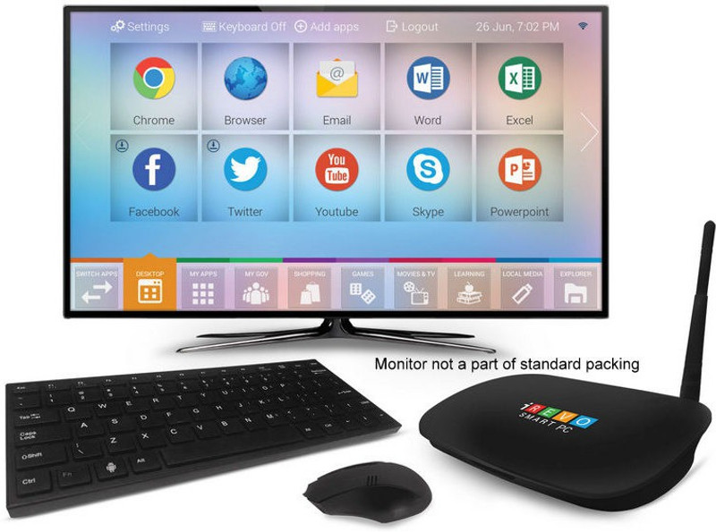 Irevo Smart Mini PC Quad Core CPU with Microsoft Office and Wireless ...