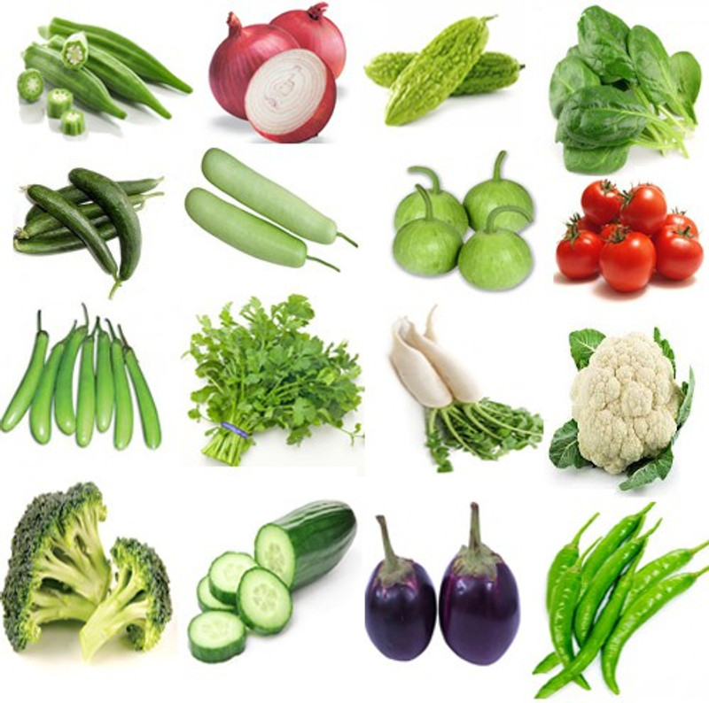 Buy Alkarty Green Brinjal, lady finger, Onion, bitter Gourd , Spinach ...