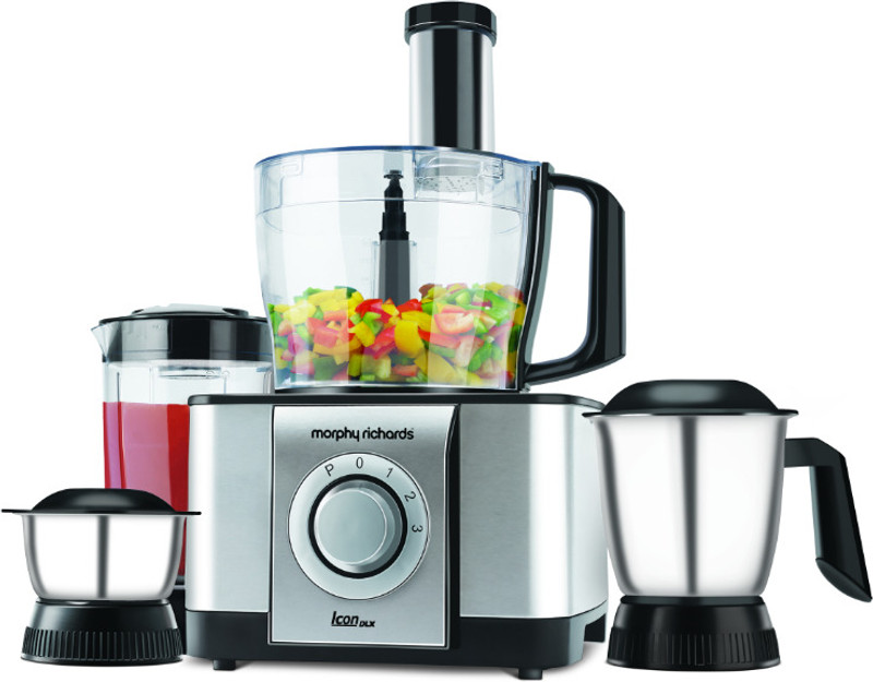 Morphy Richards Icon Dlx 1000 W Food Processor (Silver) Price in India ...