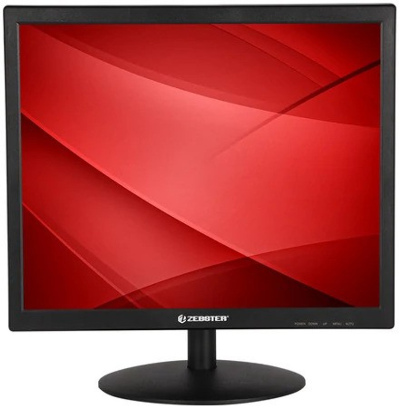 ZEBSTER 17 inch HD Monitor (ZEB_17INCH_SQUARE) (Response Time: 60 ms ...