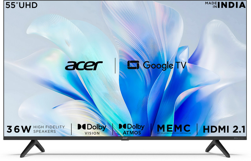 Acer Advanced I Series 139 cm (55 inch) Ultra HD (4K) LED Smart Google ...