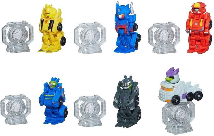 Hasbro Angry Birds Transformers Telepods Bundle Of 6 Optimus Prime ...