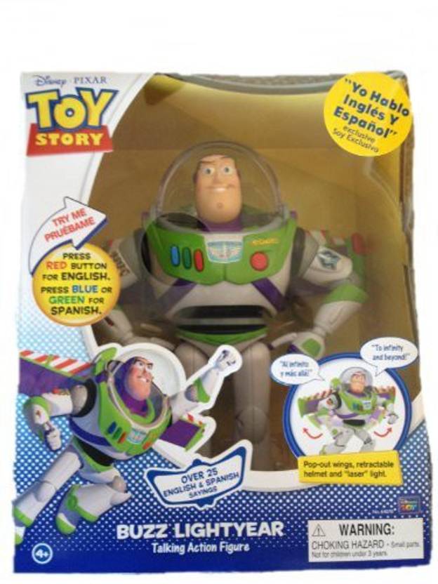 Thinkway Toys Disney Toy Story Spanish Speaking Buzz Lightyear Talking