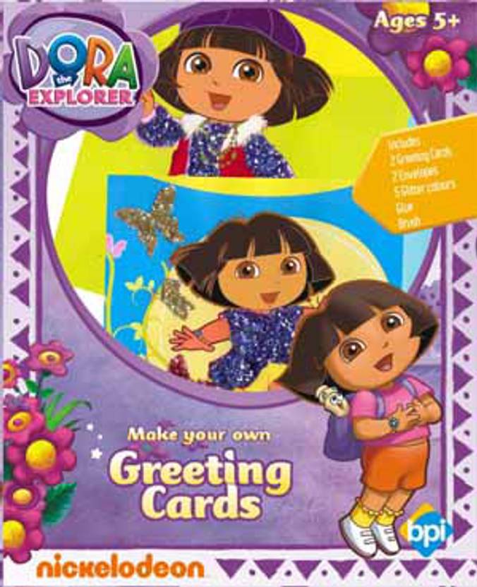 NICKELODEON Dora The Explorer-Greeting Card - Dora The Explorer ...
