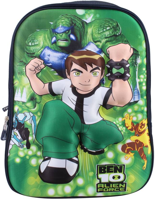 Flipkart.com | AF 3D Ben10 (Primary 1st-4th Std) Waterproof School Bag ...