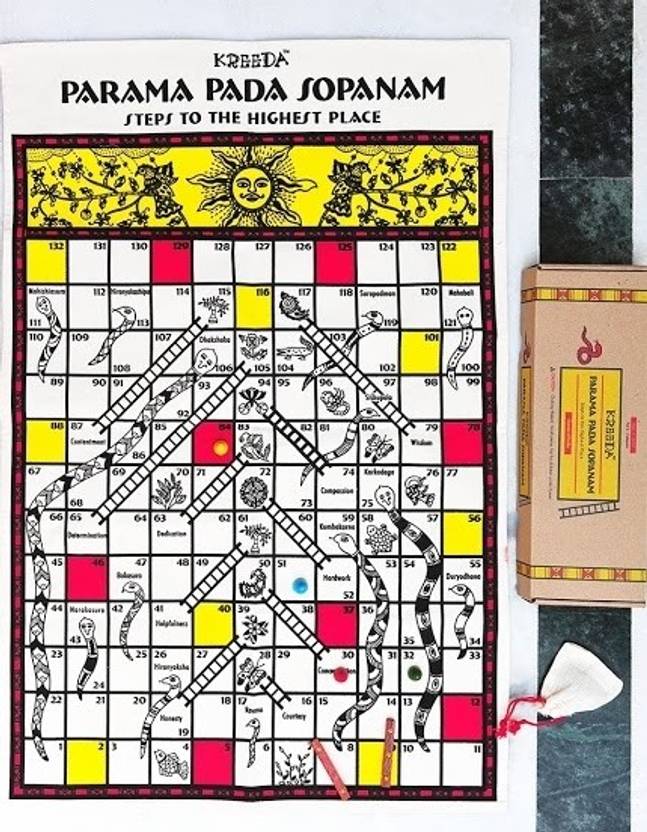 kreeda Paramapadam Sopanam Party & Fun Games Board Game - Paramapadam ...