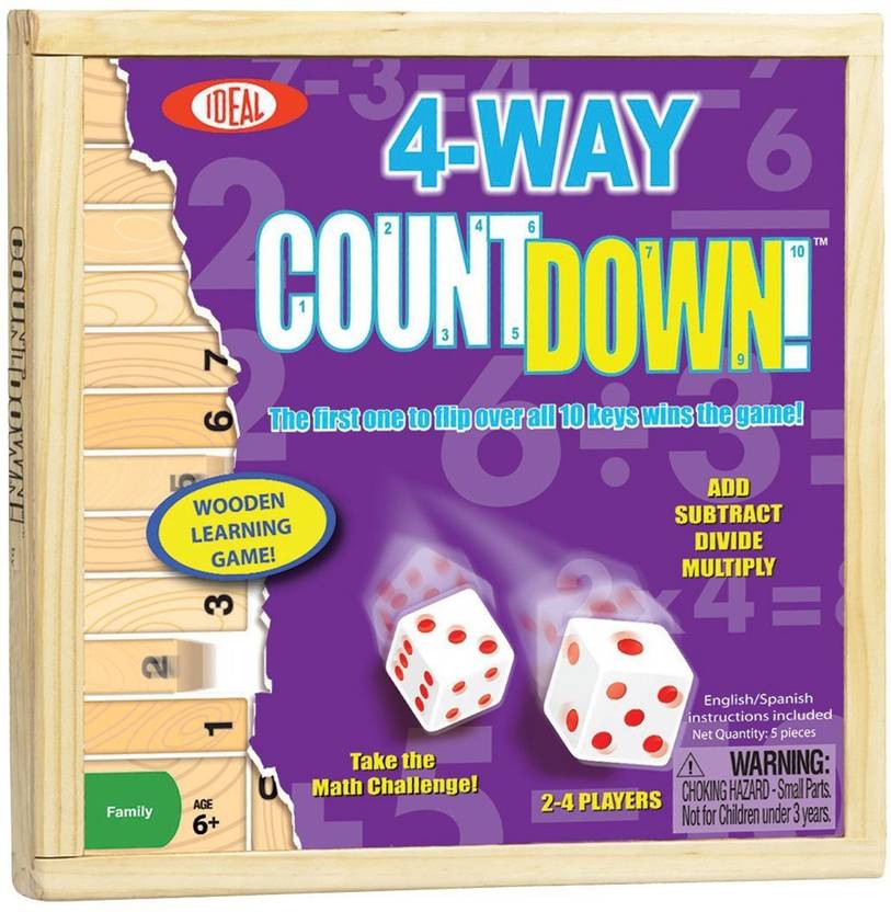 ideal 4 WAY COUNTDOWN™ WOODEN GAME Board Game Accessories Board Game ... ideal 4 WAY COUNTDOWN™ WOODEN GAME Board Game Accessories Board Game ...
