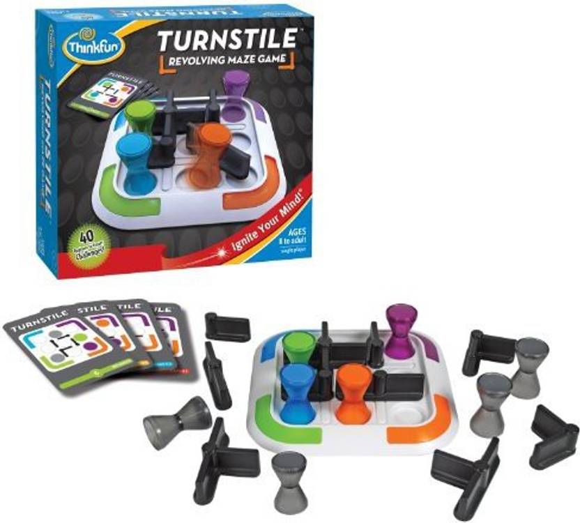 ThinkFun Turnstile Puzzle Indoor Sports Games Board Game - Turnstile ...