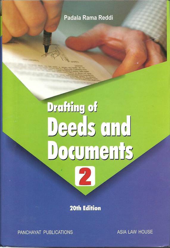 Drafting of Deeds and Documents (Set of 2 Vols.): Buy Drafting of Deeds ...