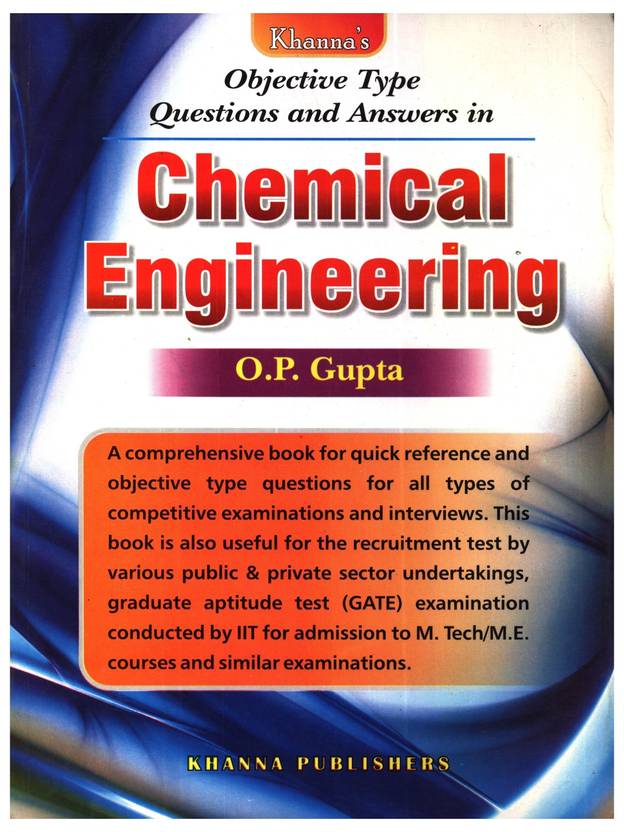 Objective Type Questions And Answers In Chemical Engineering Buy objective-type-questions-and-answers-in-chemical-engineering-buy