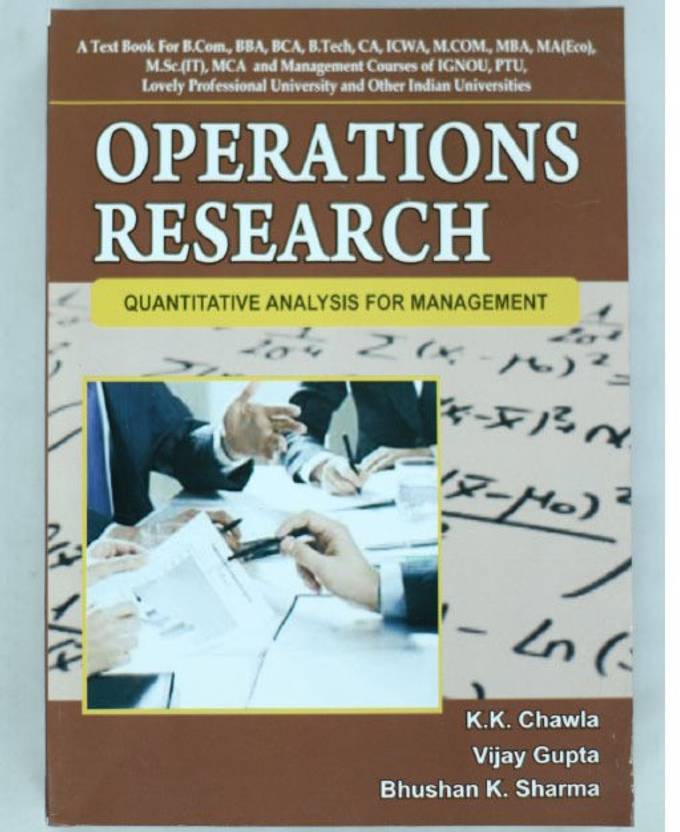 OPERATIONS RESEARCH (QUANTITATIVE ANALYSIS FOR MANAGEMENT): Buy OPERATIONS RESEARCH ...