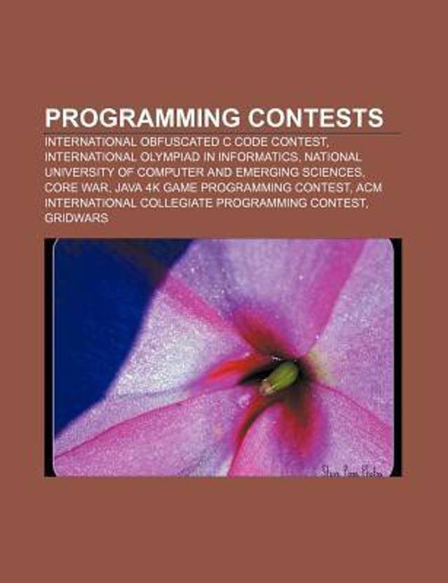 Programming contests: International Obfuscated C Code Contest ...