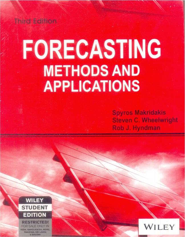 Forecasting Methods And Applications 3rd Edition: Buy Forecasting ...